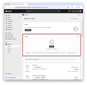Import data to Shopify with Matrixify - Matrixify App