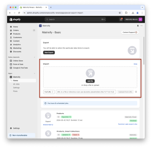 Import data to Shopify with Matrixify - Matrixify App