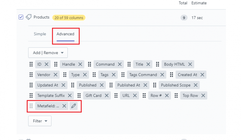 How to manage Shopify Metafields? - Matrixify (Excelify) App