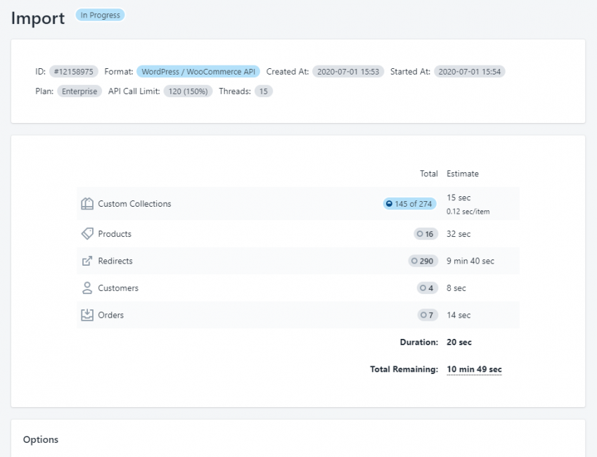 Migrate from WordPress/WooCommerce to Shopify with Matrixify