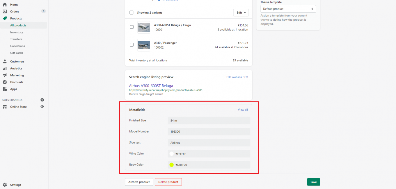 How to manage Shopify Metafields? - Matrixify App