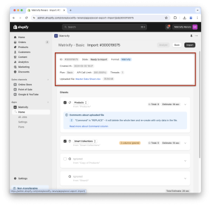 Import data to Shopify with Matrixify - Matrixify App