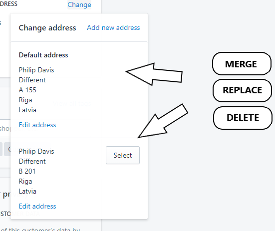 "Address Command" for Customers - Matrixify App