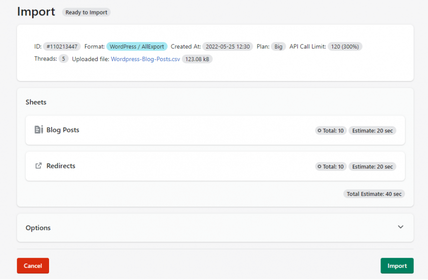 Migrate Blog Posts and Pages from WordPress to Shopify - Matrixify App