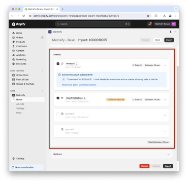 Import data to Shopify with Matrixify - Matrixify App