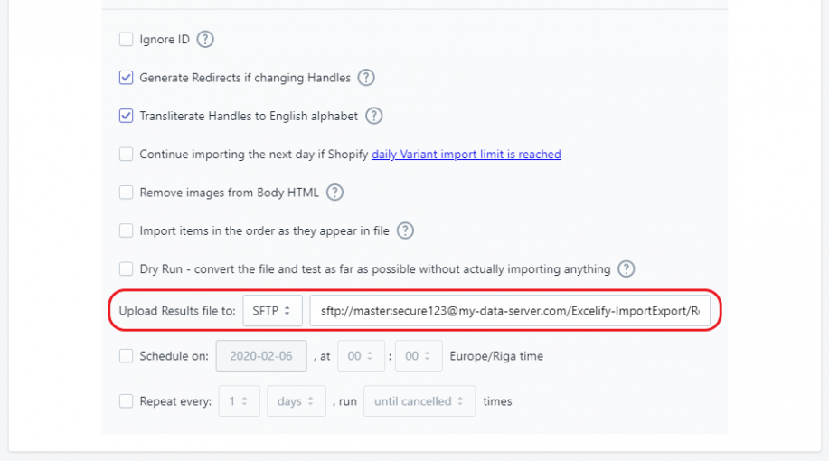 Automatically batch import files to Shopify from FTP/SFTP folder