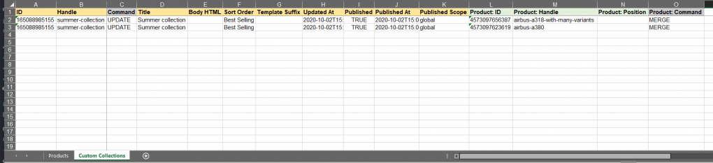 How To Add Products To Shopify Custom Collections Matrixify App