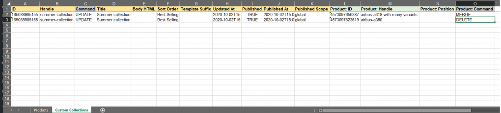 How To Add Products To Shopify Custom Collections Matrixify App