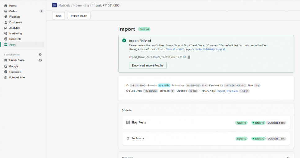 Migrate Blog Posts and Pages from WordPress to Shopify - Matrixify App