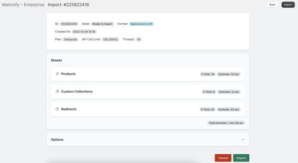 Migrate Products From Bigcommerce To Shopify Matrixify App