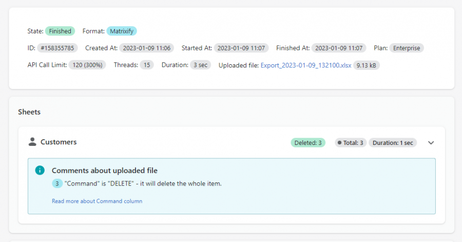 Bulk Delete Customers from Shopify - Matrixify App