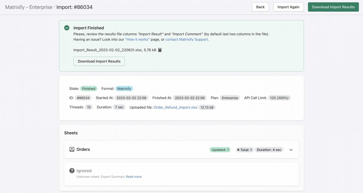 How to Refund Shopify Orders in Bulk with Matrixify