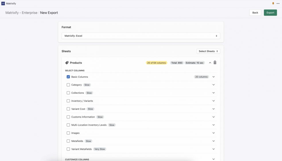 Bulk Delete All Products from Shopify with Matrixify app