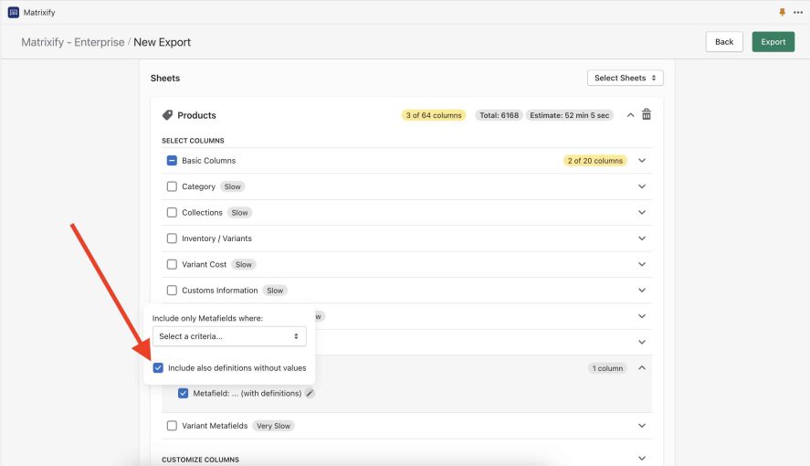 How to manage Shopify Metafields? - Matrixify App