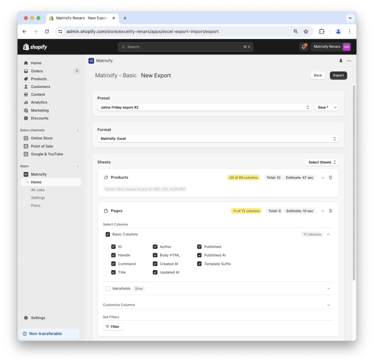 How Matrixify Works - Bulk import, export & edit Shopify data