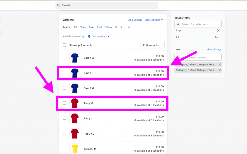 How To Bulk Delete Product Variants In Shopify Matrixify App
