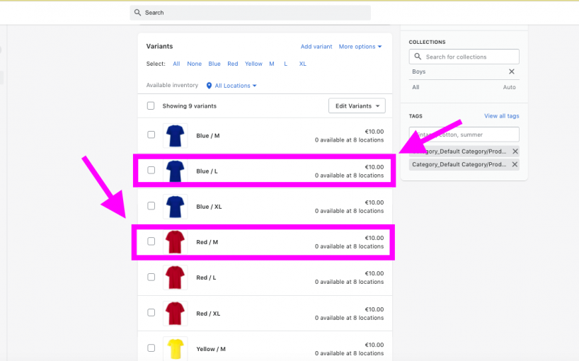 How To Bulk Delete Product Variants in Shopify - Matrixify App