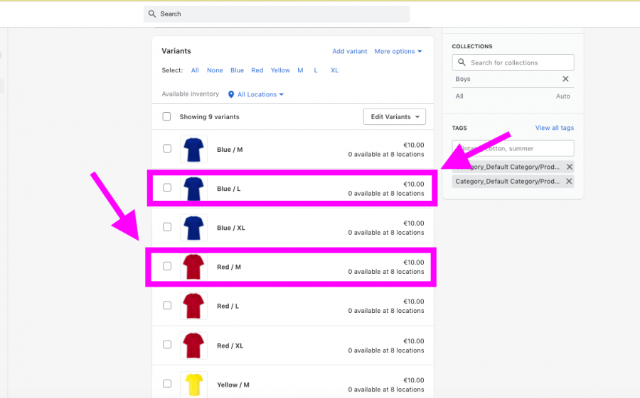 How To Bulk Delete Product Variants in Shopify - Matrixify App