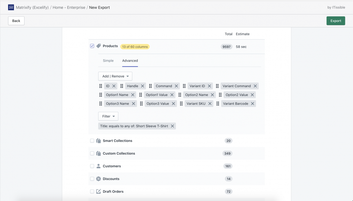 How To Bulk Delete Product Variants in Shopify - Matrixify App
