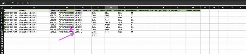 How To Bulk Delete Product Variants in Shopify - Matrixify App
