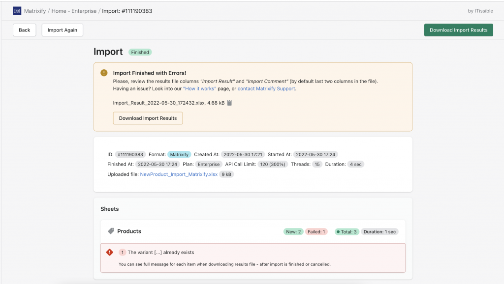 Bulk Import Products To Shopify Excel And Csv With Matrixify