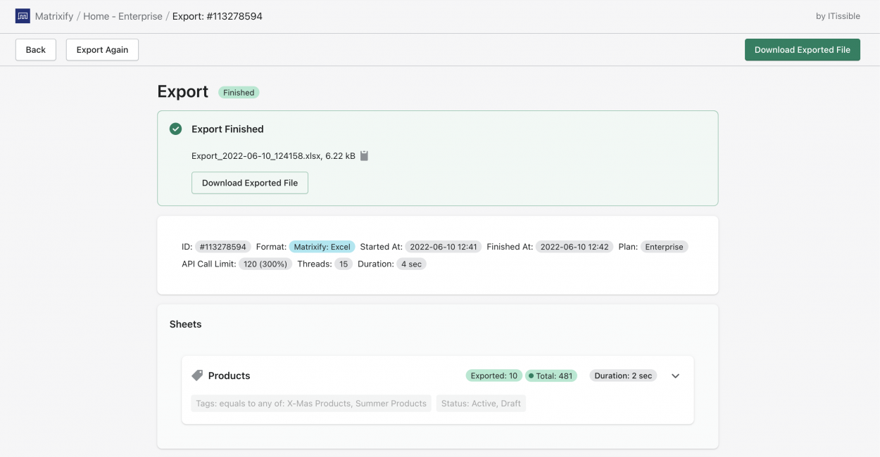 How to bulk update Shopify Product Status - Matrixify App