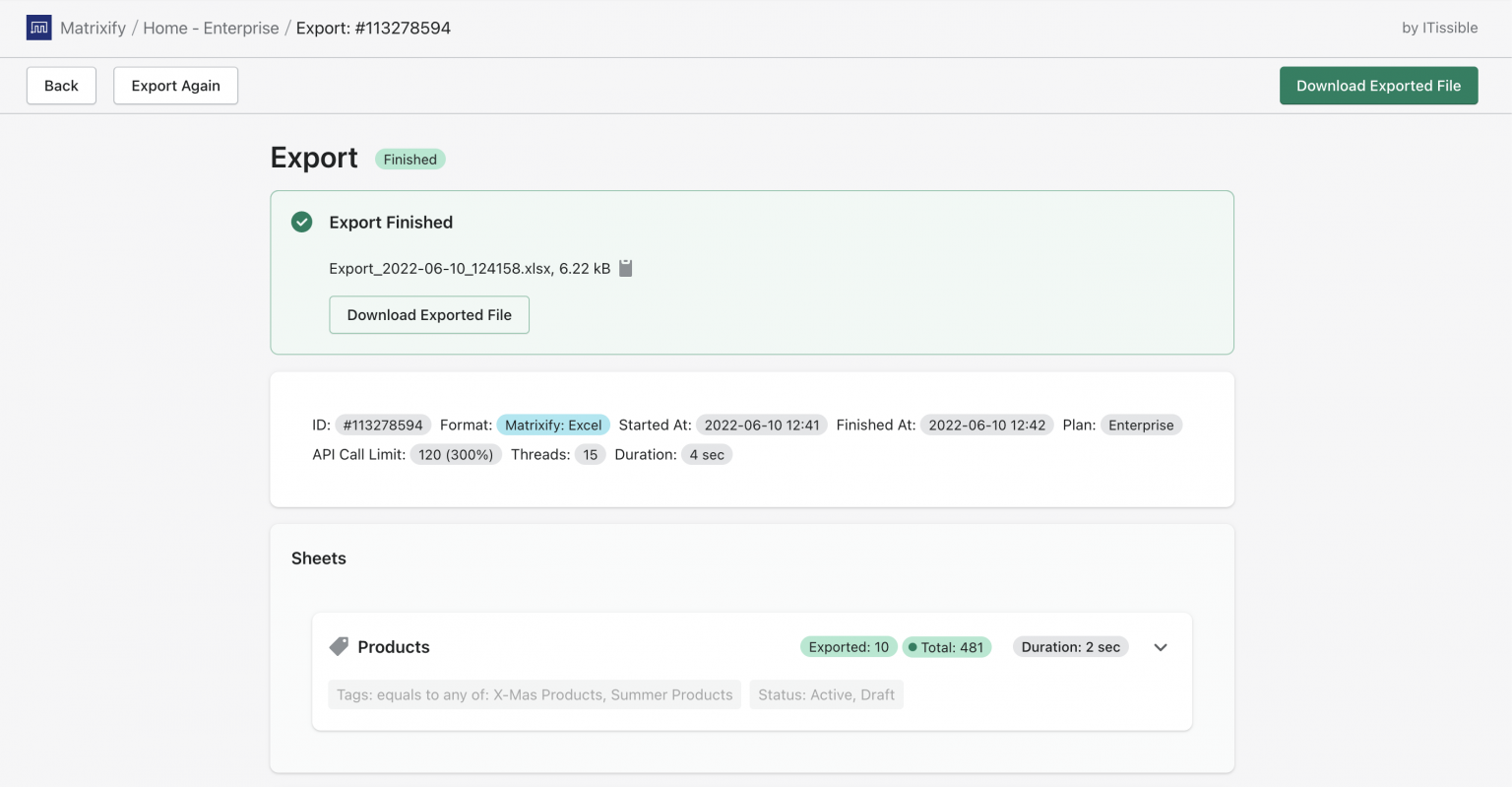 How to bulk update Shopify Product Status - Matrixify App