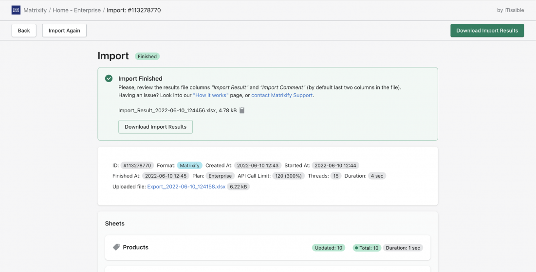 How to bulk update Shopify Product Status - Matrixify App