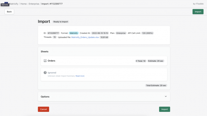 Bulk Add Line Items to Shopify Orders - Matrixify App