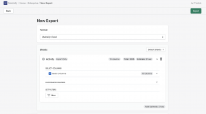 Export Shopify Admin Activity log to an Excel or CSV file