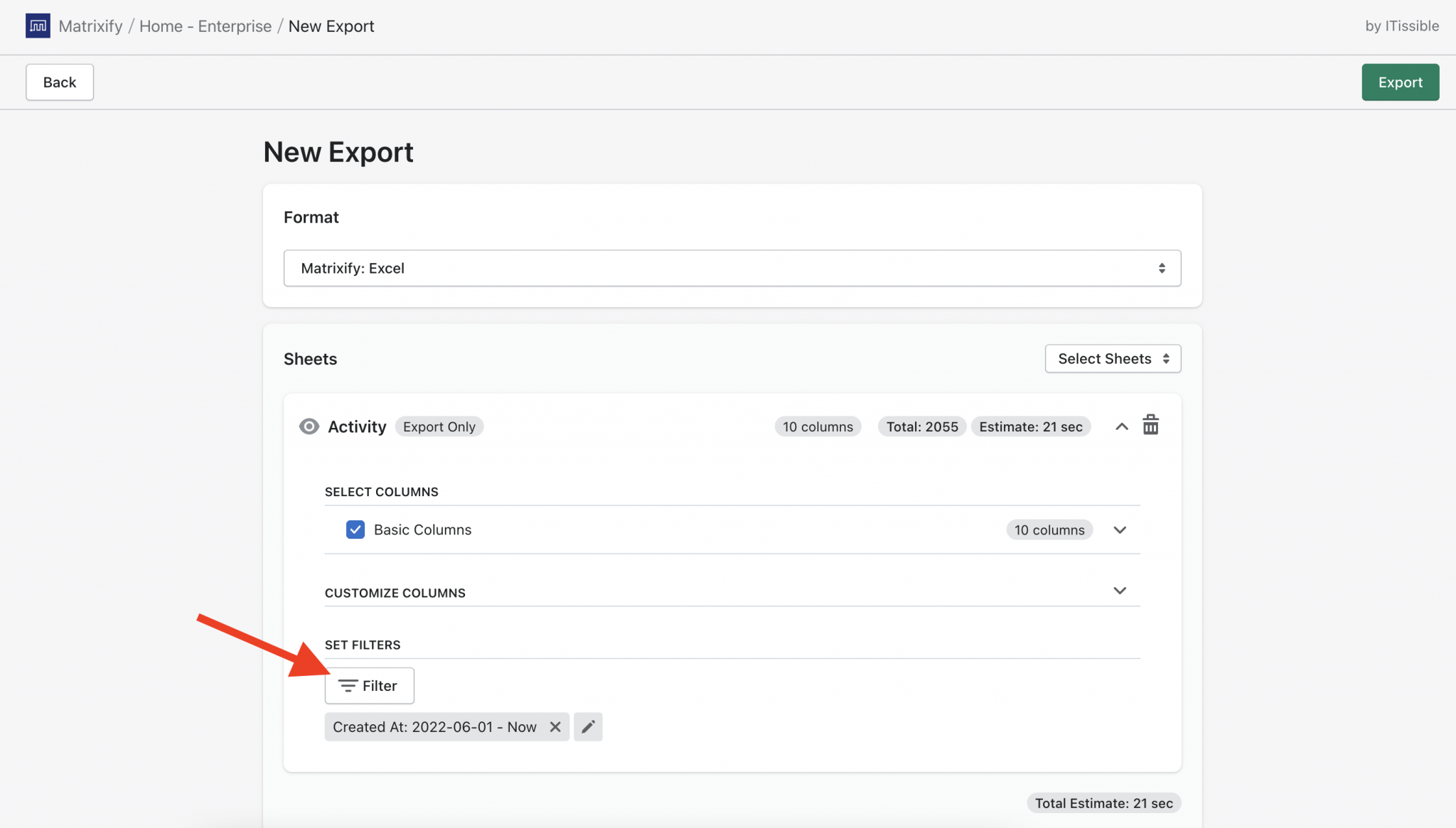 Export Shopify Admin Activity log to an Excel or CSV file