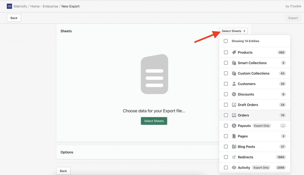 How to Export Shopify Orders to Excel/CSV? - Matrixify App