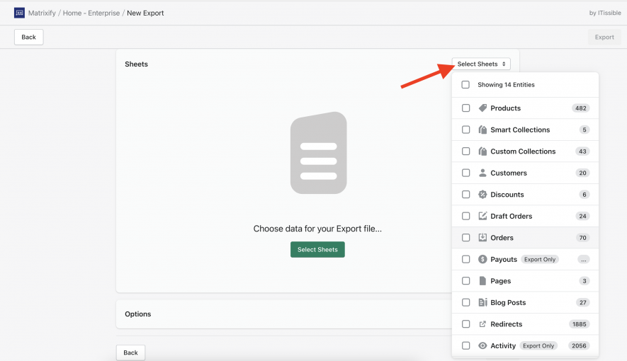How to Export Shopify Orders to Excel/CSV? - Matrixify App