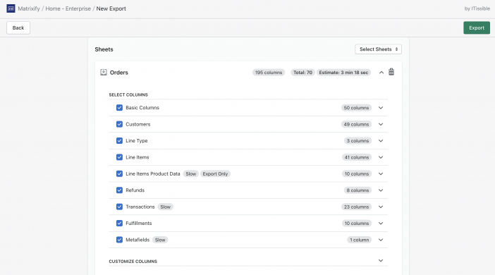 How to Export Shopify Orders to Excel/CSV? - Matrixify App