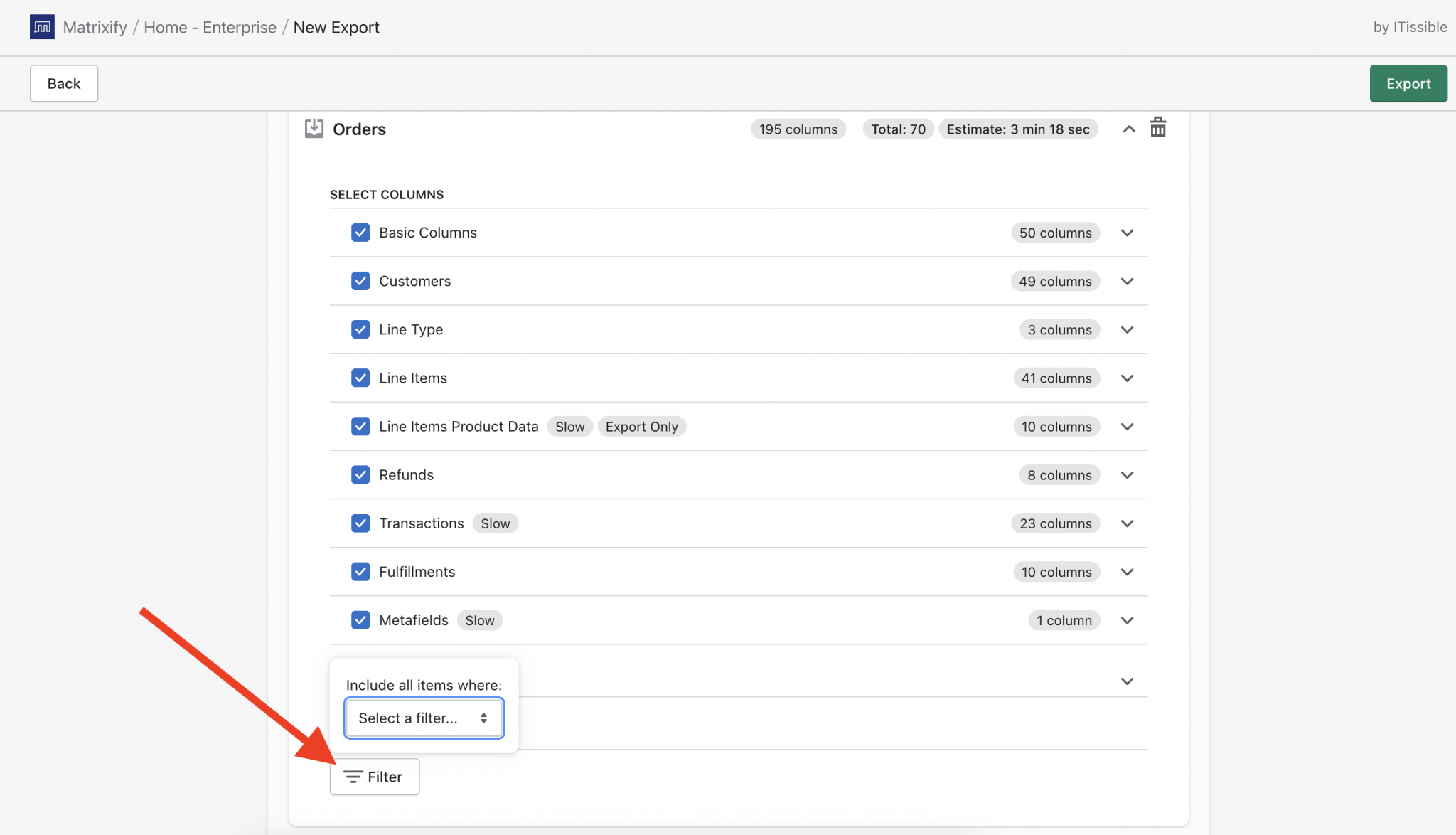 How to Export Shopify Orders to Excel/CSV? - Matrixify App