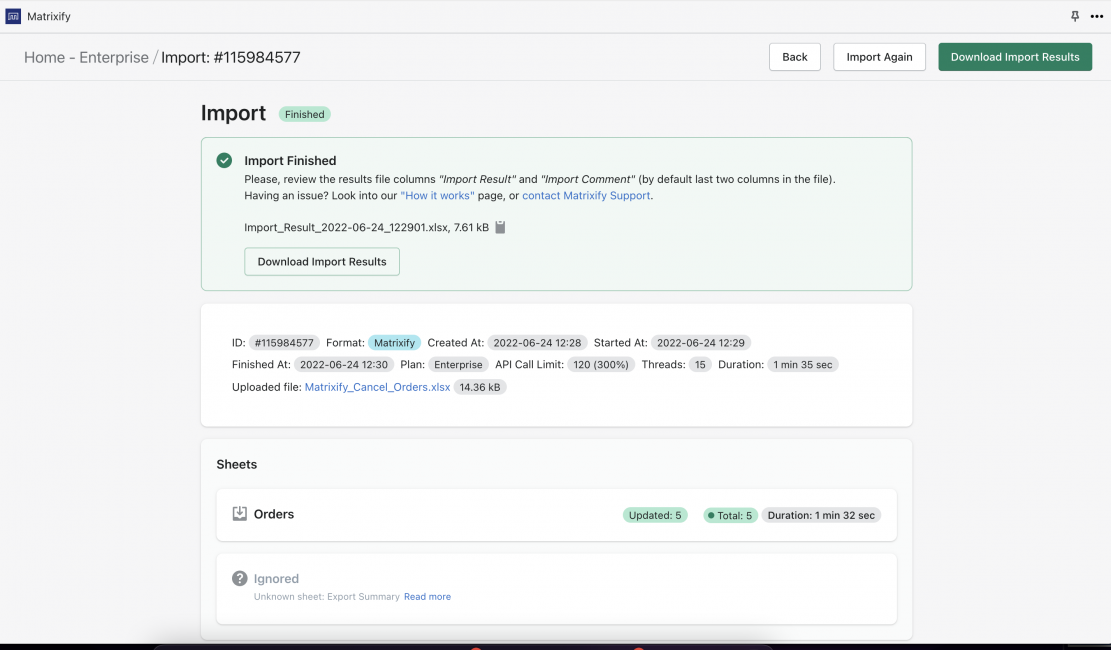 How To Bulk Cancel Orders On Shopify With Matrixify App