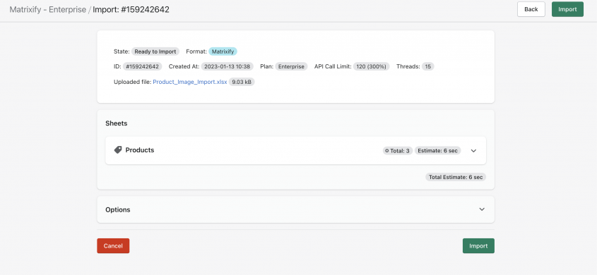 How to import several product images from one row? - Matrixify App
