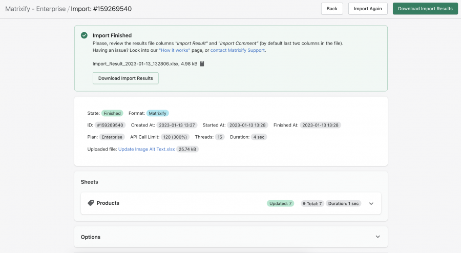 Bulk Update Image and Media Alt Text for Shopify Products - Matrixify App