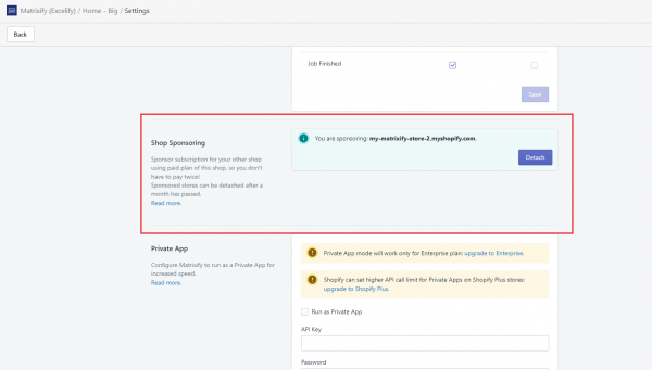 Add Free Store To Matrixify Paid Plan Matrixify App